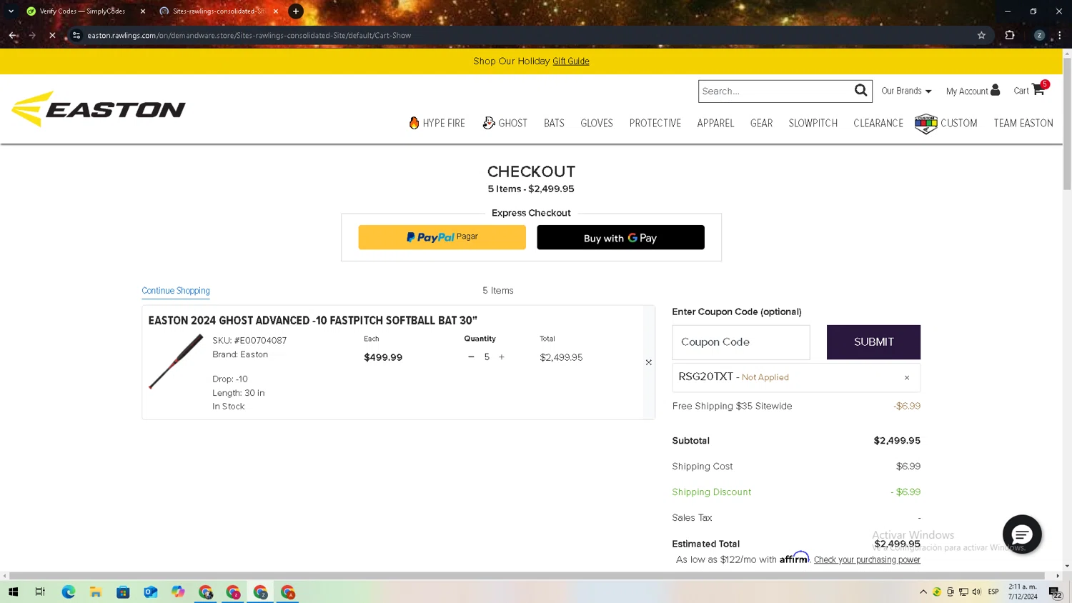 Easton Coupon Codes - 25% Off | January 2025