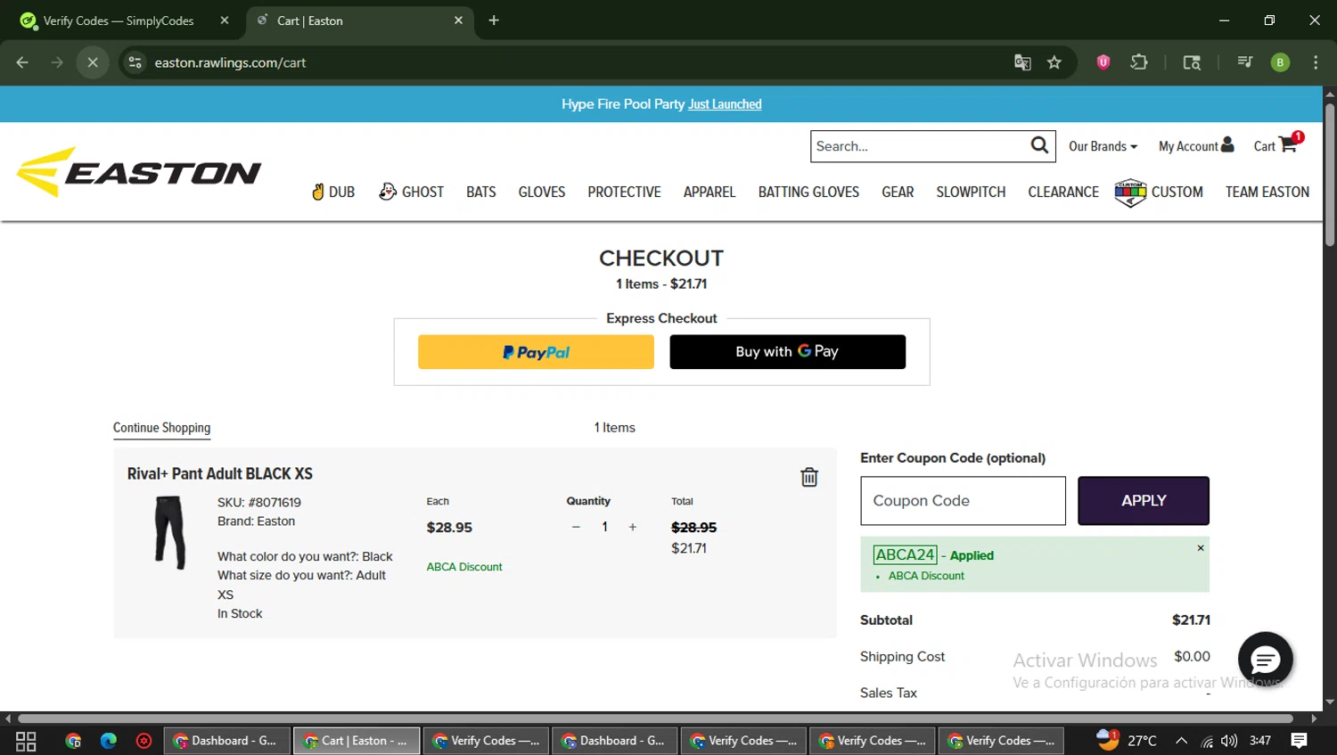 Easton Promo Codes - 15% Off (5 Verified) Dec 2025