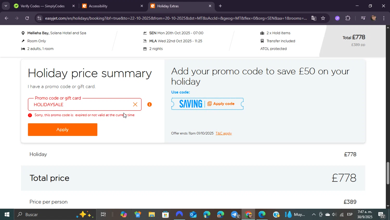 easyJet Promo Codes (3 Verified) - $50 Off Sitewide Oct 2025