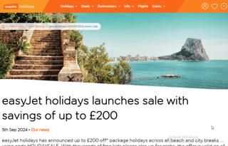 easyJet Promo Codes (3 Verified) - $50 Off Sitewide Oct 2025