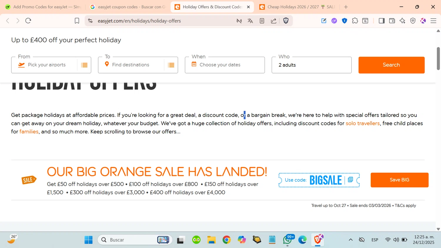 easyJet Promo Codes - $400 Off (2 Verified) Mar 2026