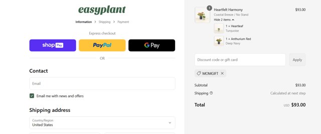 Easyplant Promo Codes (5 Verified) - 15% Off w/Code Jul 2025