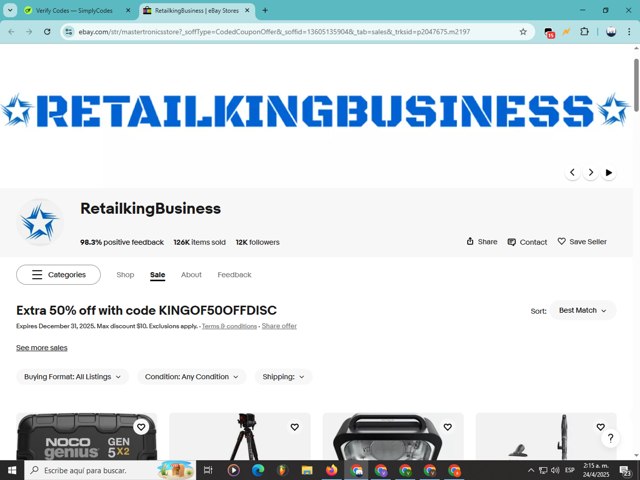 eBay Coupon Codes (10 Verified) - 50% Off w/Code May 2025