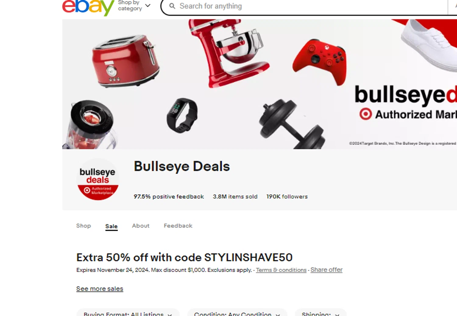 eBay Coupons - 50% Off | November 2024