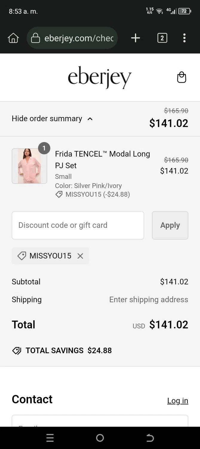 Eberjey Discount Codes - 15% Off | October 2024