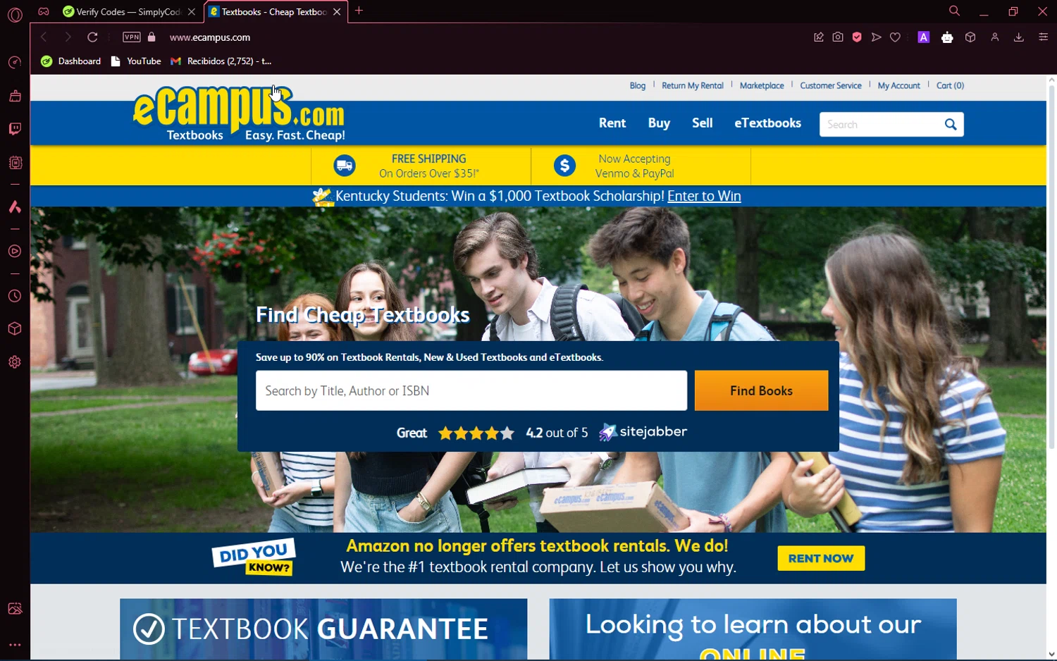 eCampus.com Coupons - 7% Off | September 2024