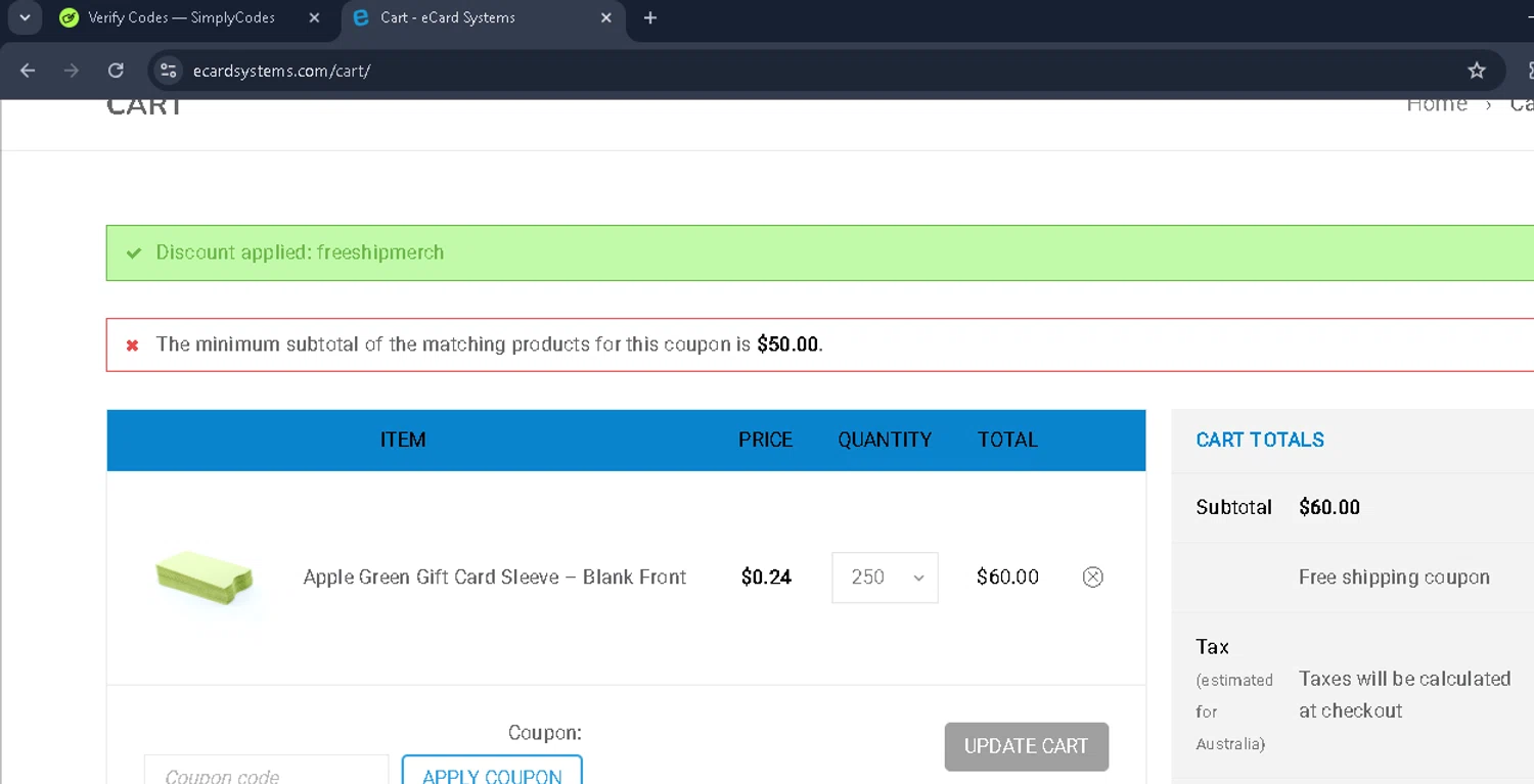 eCard Systems Promo Codes - 15% Off (1 Verified) Dec 2025