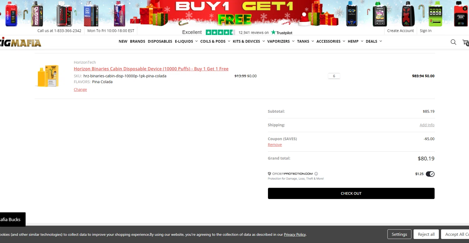 EcigMafia Coupons - 20% Off | January 2025