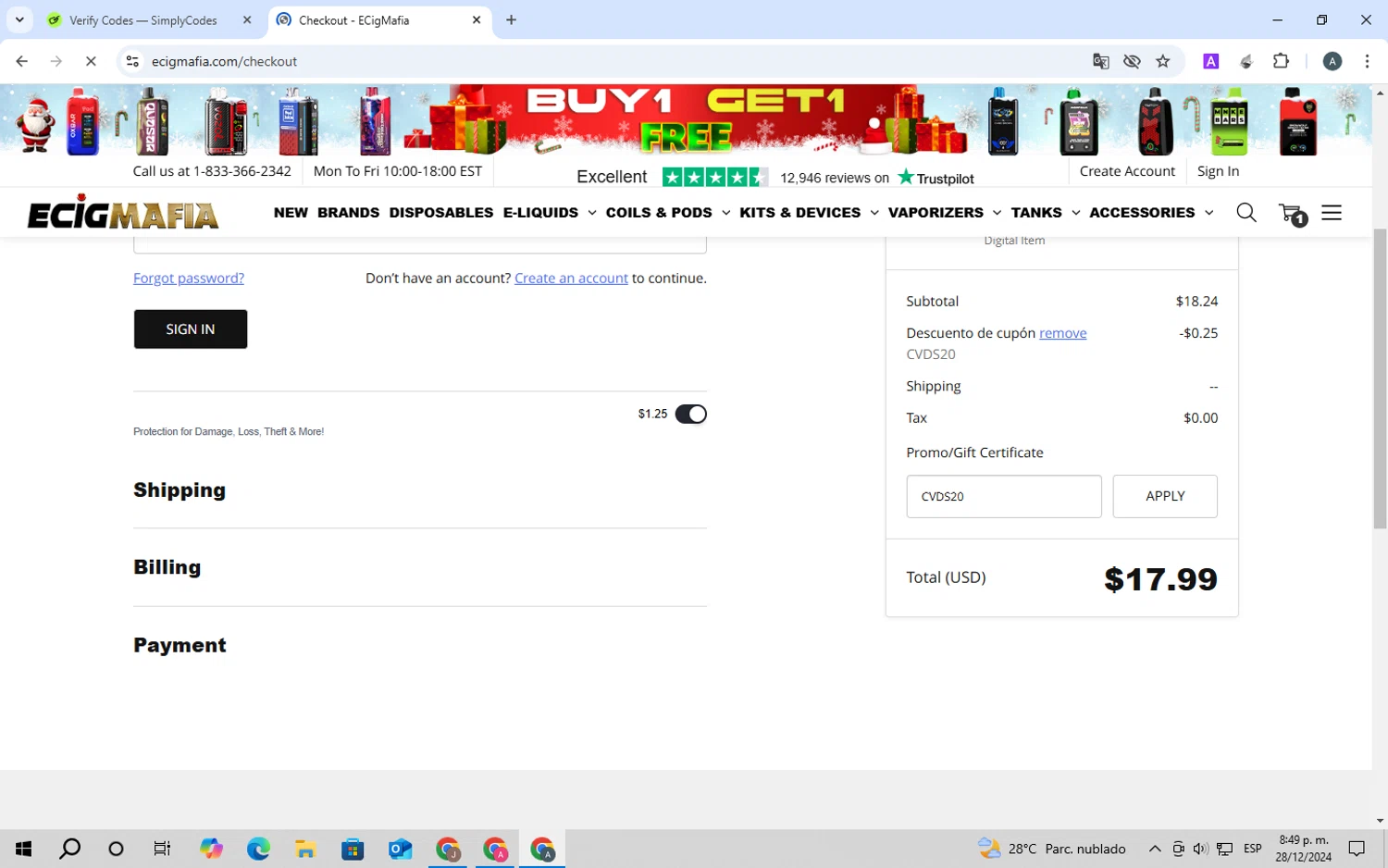 EcigMafia Coupons - 20% Off | January 2025