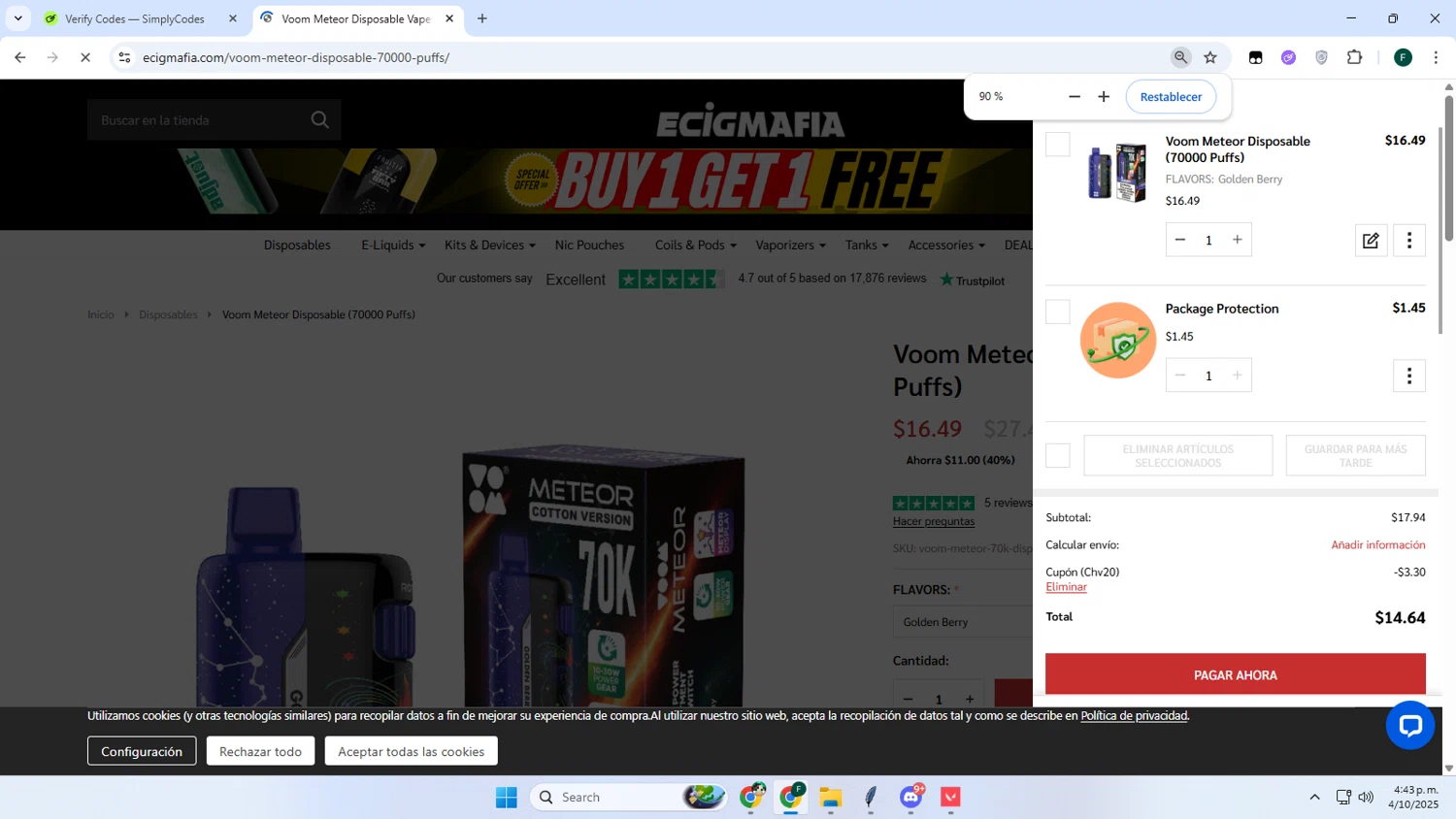 EcigMafia Promo Codes (8 Verified) - 15% Off w/Code Oct 2025