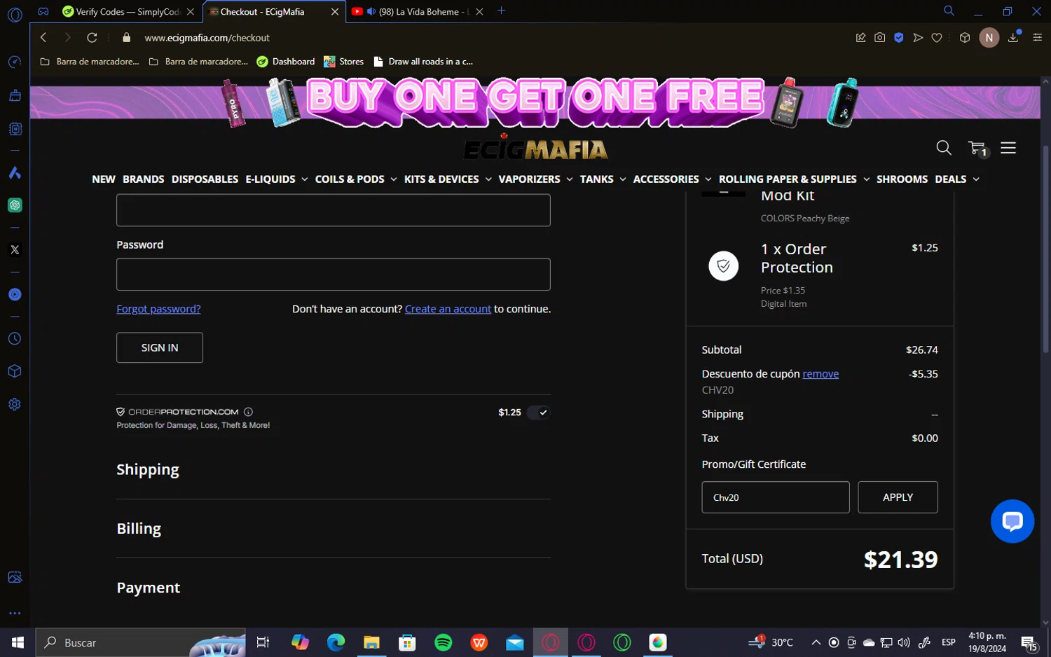 EcigMafia Coupons - 20% Off | September 2024