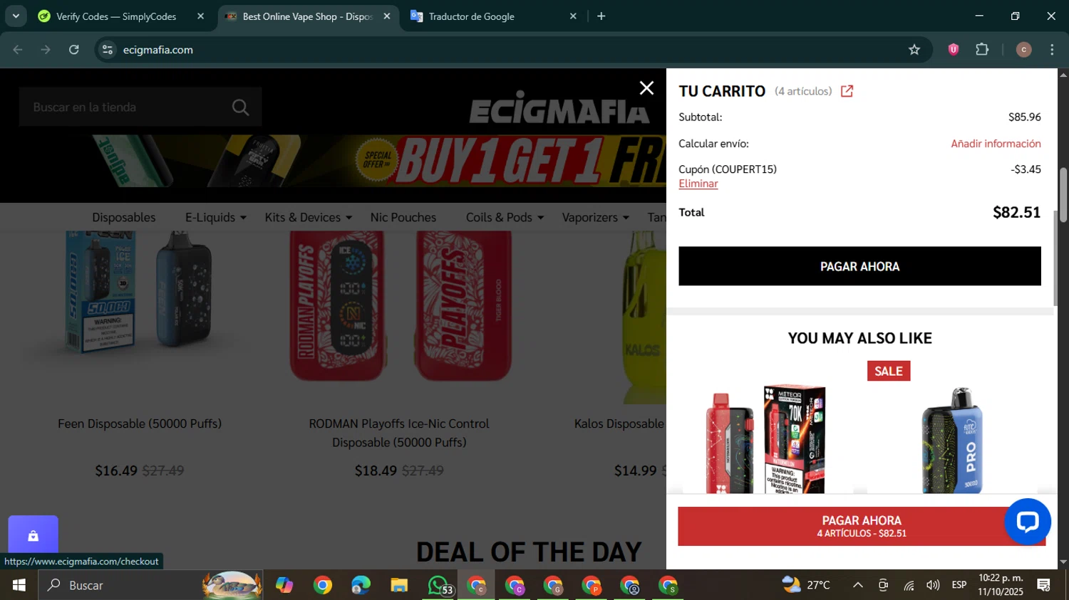 EcigMafia Promo Codes (8 Verified) - 15% Off w/Code Oct 2025