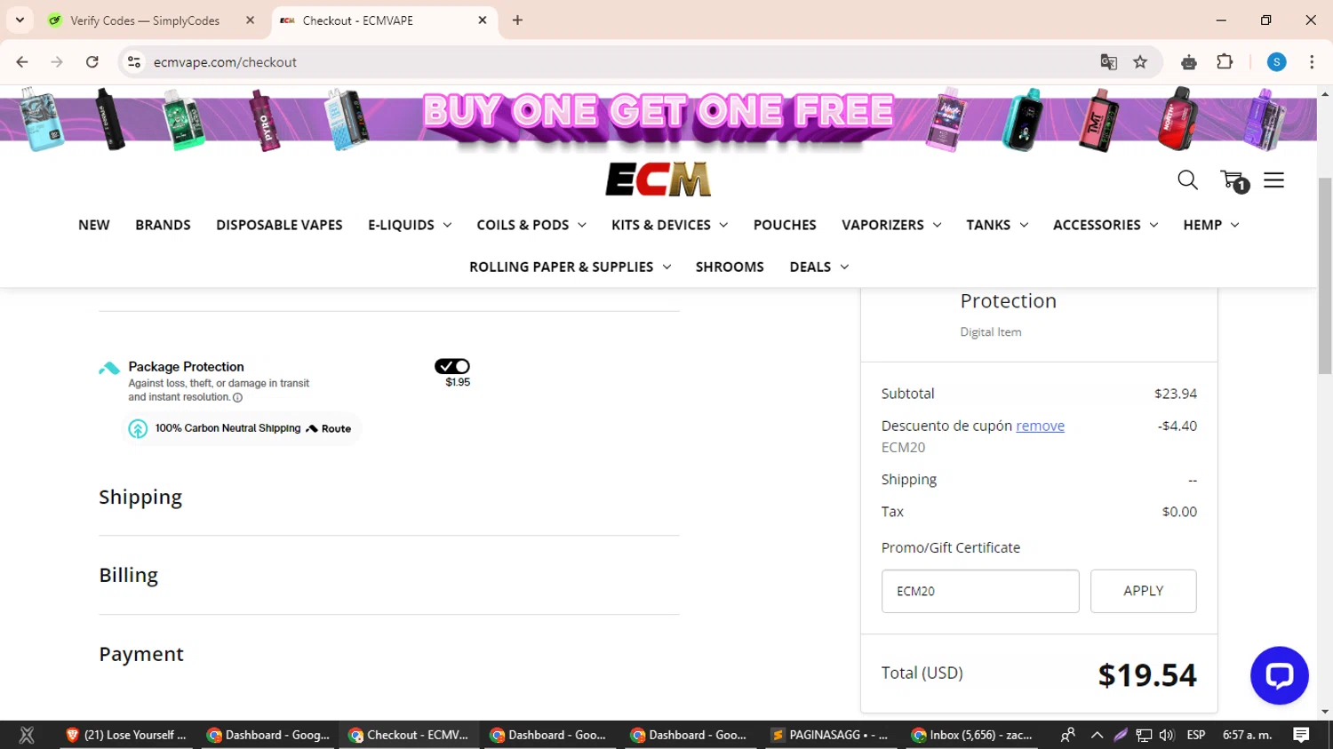 ECM Vape Coupon Codes - 20% Off | September 2024