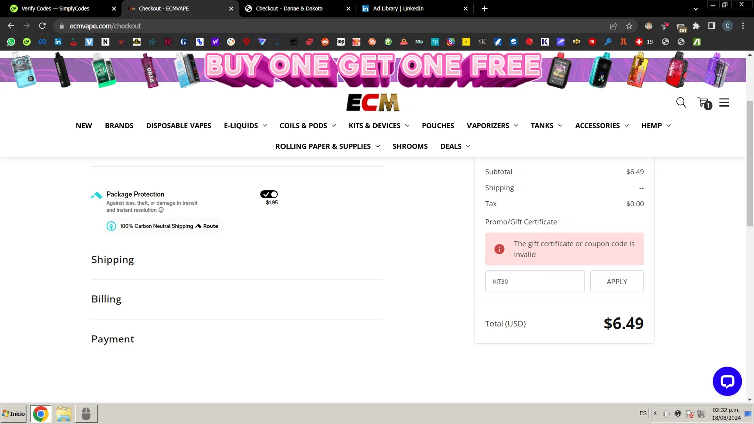 ECM Vape Coupon Codes - 20% Off | September 2024