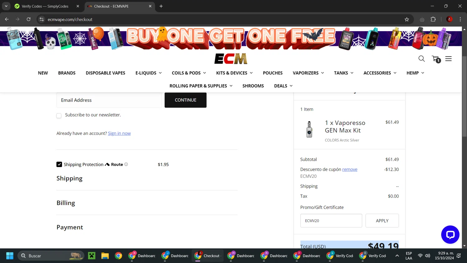 ECM Vape Coupon Codes - 20% Off | November 2024