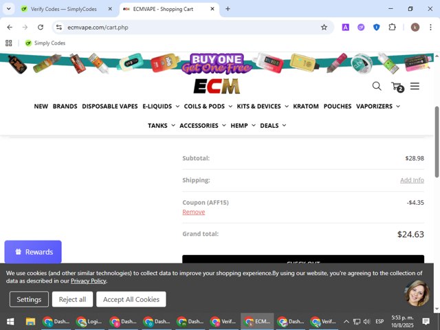 ECM Vape Discount Codes - 10% Off (5 Verified) Aug 2025