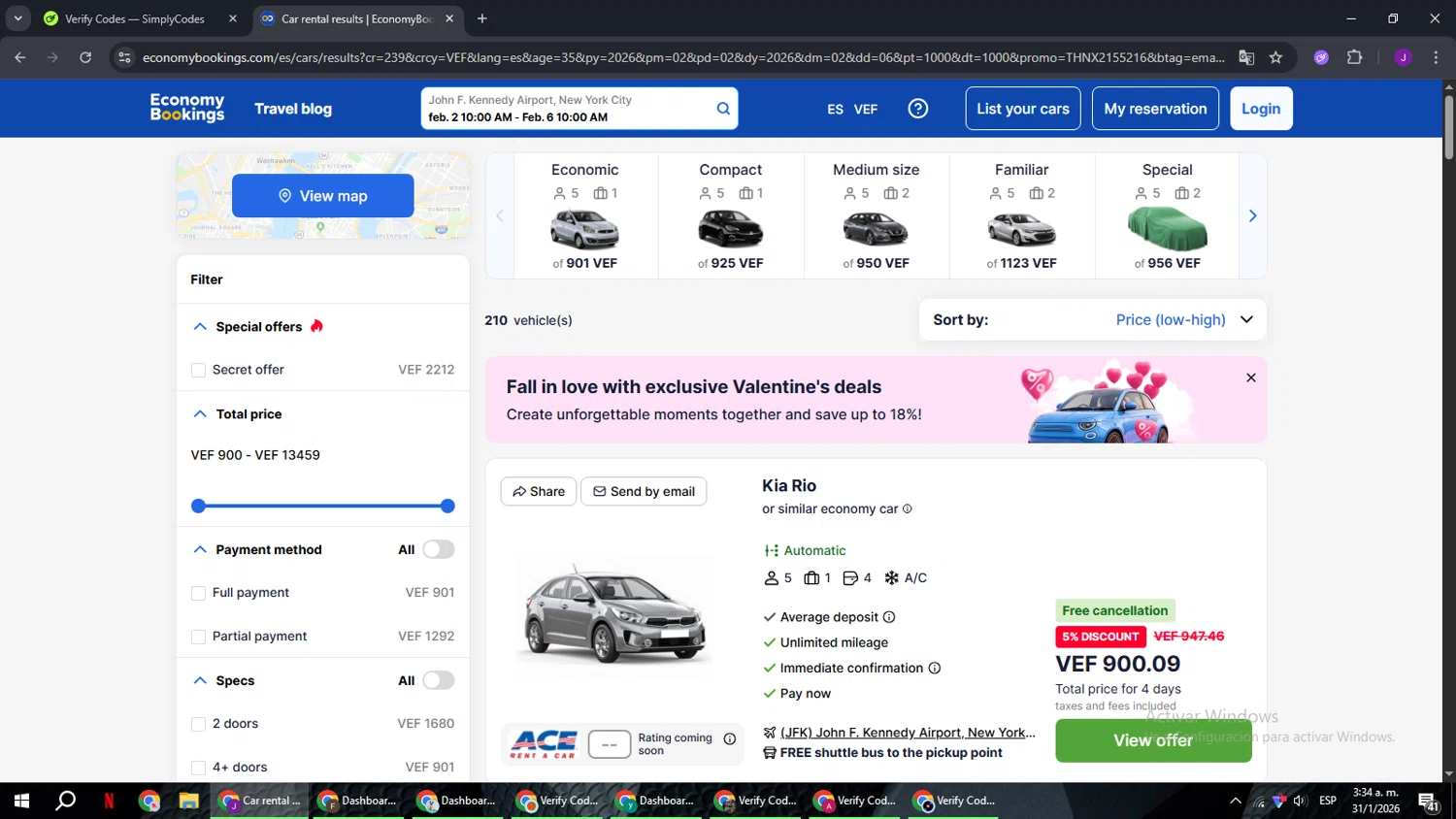 EconomyBookings.com Promo Code - 5% Off Feb 2026