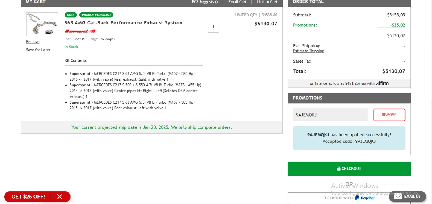 ECS Tuning Promo Codes (5 Verified) - $25 Off Jan 2025