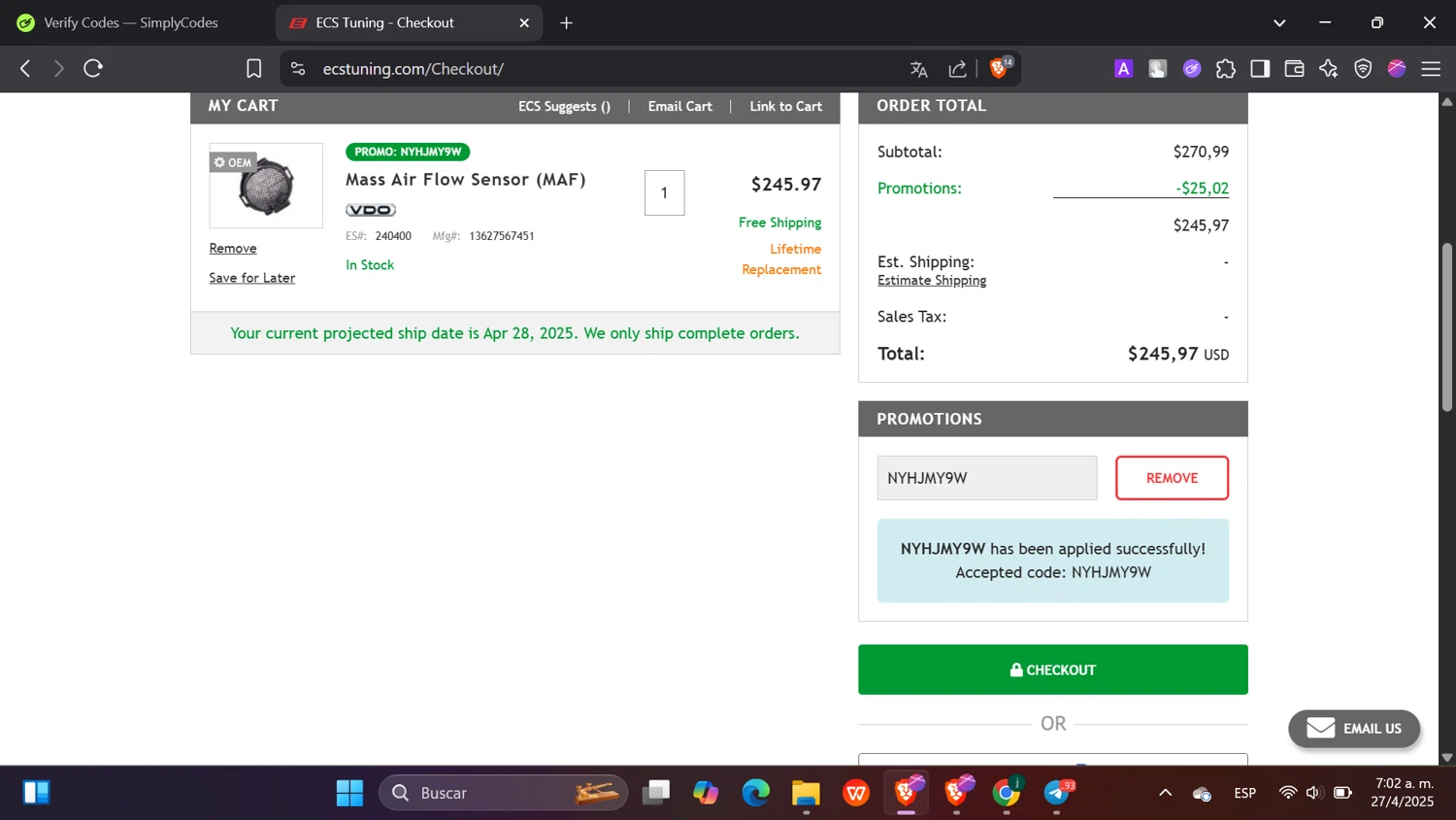 ECS Tuning Promo Codes (4 Verified) - $25 Off May 2025