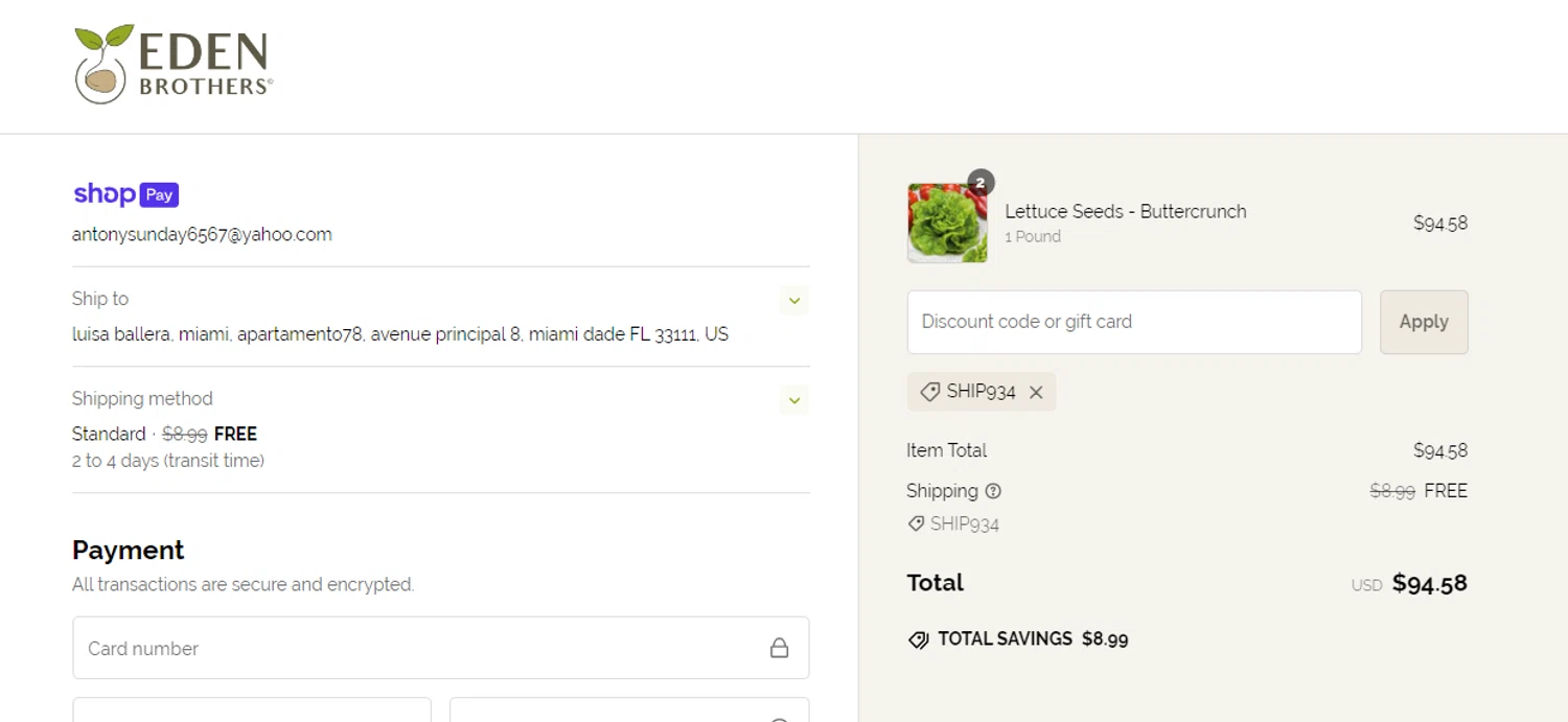 EDEN Brothers Coupons - 20% Off | October 2024