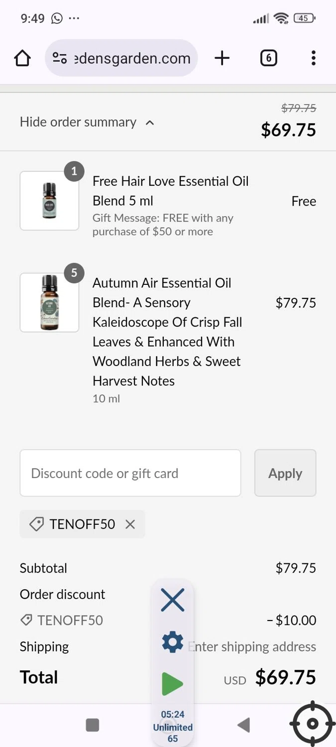 Edens Garden Coupons - $10 Off | October 2024