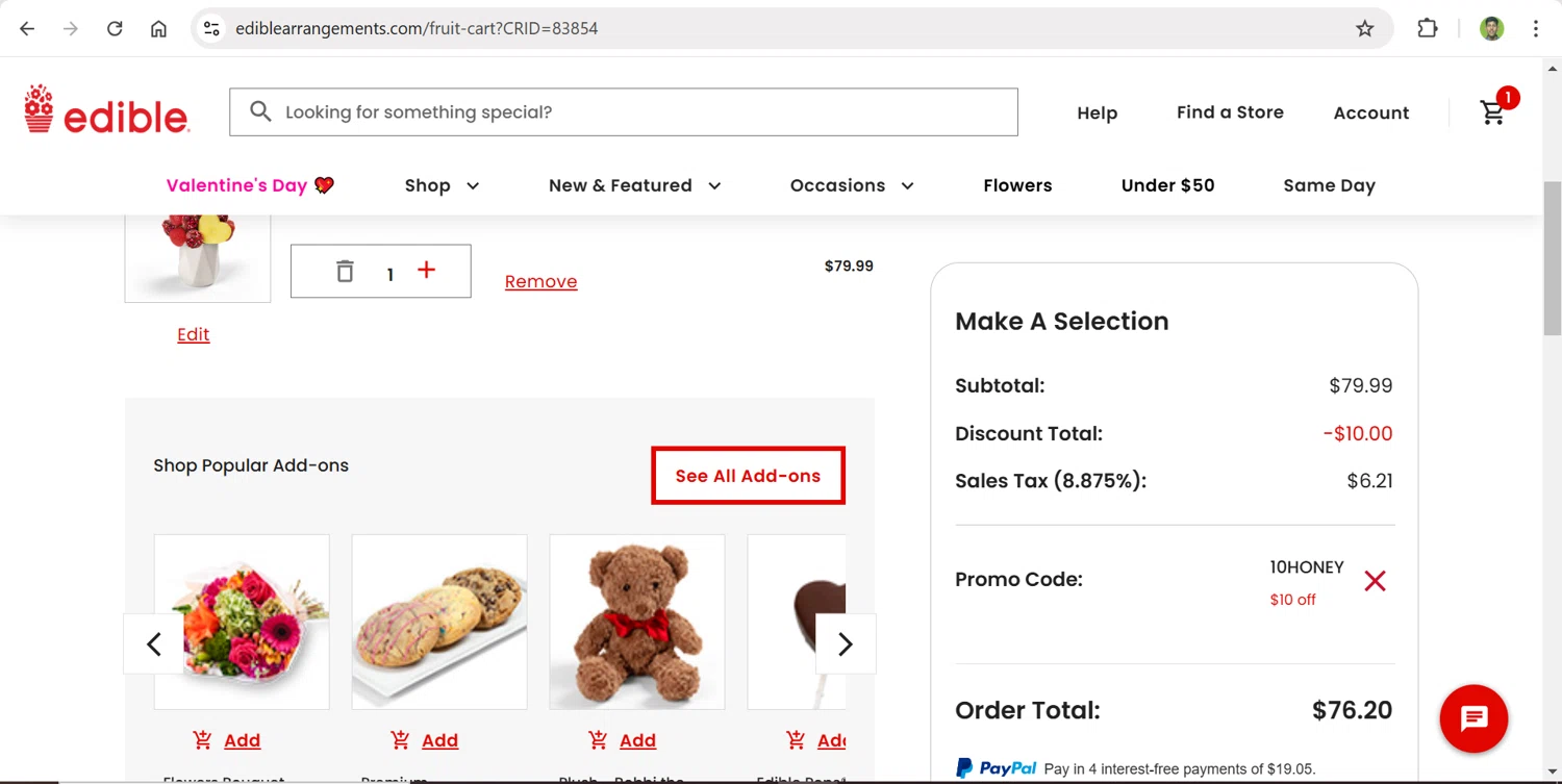 Edible Arrangements Promo Codes - $5 Off Aug 2025