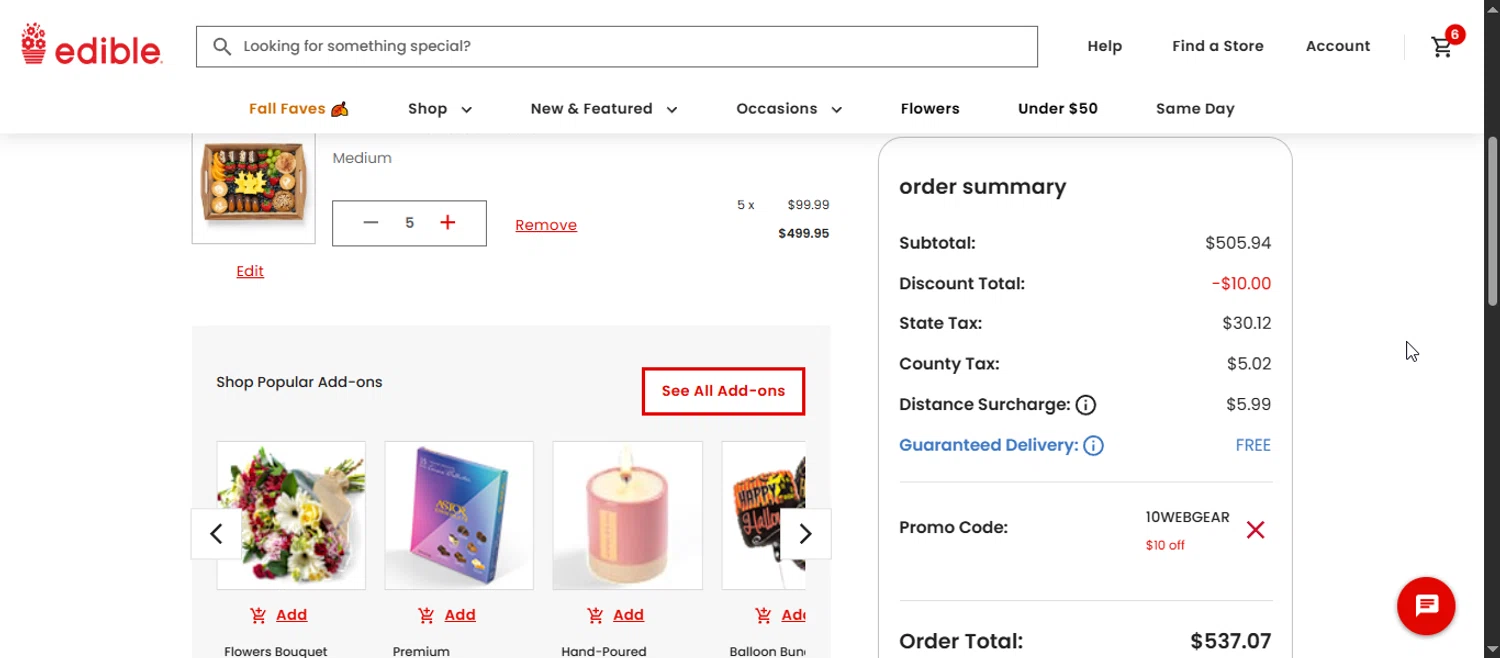 Edible Arrangements Promo Codes - $10 Off Nov 2025