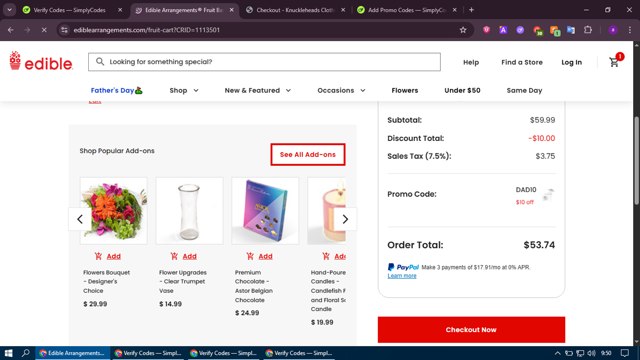 Edible Arrangements Promo Codes - $5 Off Jul 2025