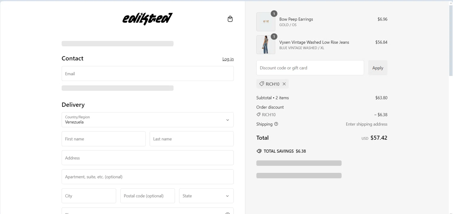 edikted Discount Codes - 10% Off | January 2025