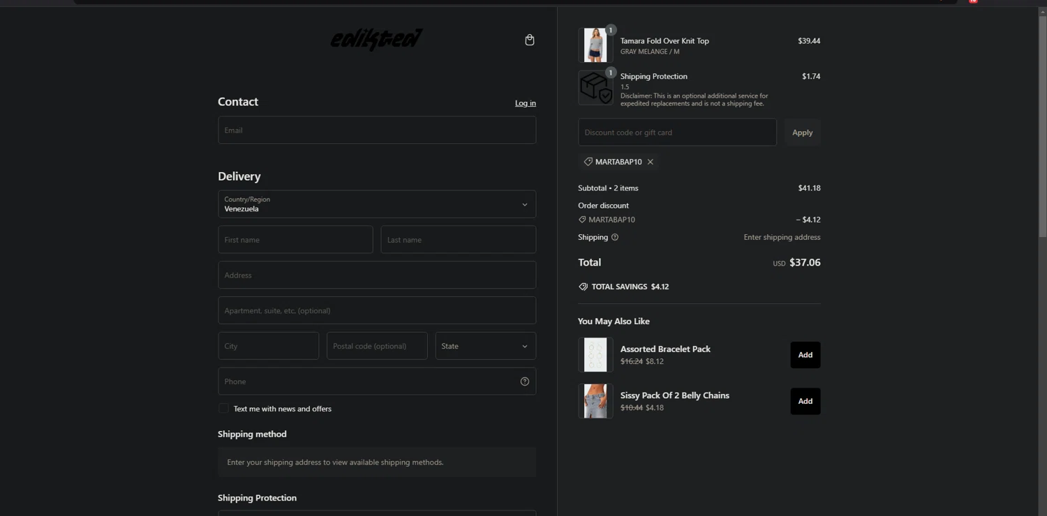 edikted Discount Codes - 10% Off | January 2025