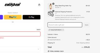 edikted Discount Codes (9 Verified) - 10% Off Apr 2025