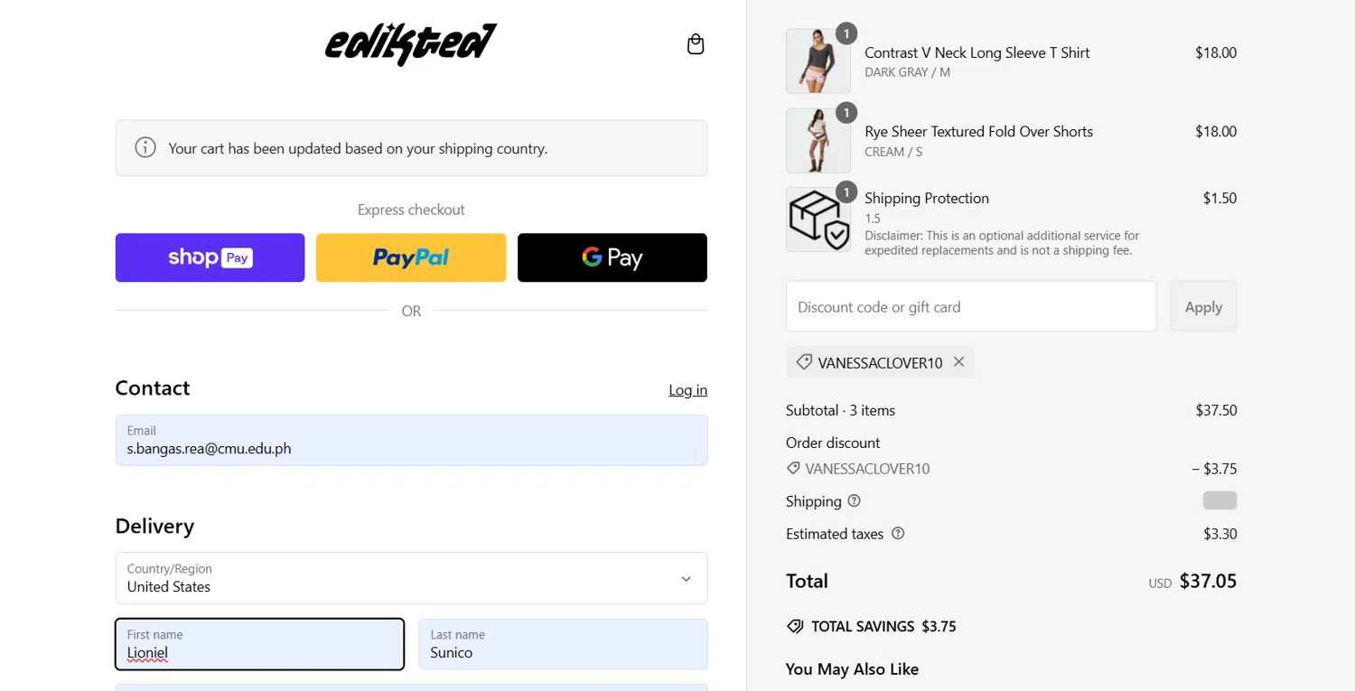 edikted Discount Codes (9 Verified) - 10% Off Apr 2025
