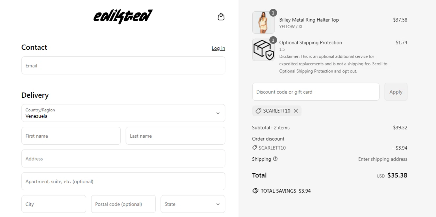 edikted Promo Codes (543 Verified) - 10% Off w/Code Jul 2025