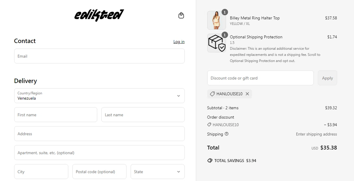 edikted Discount Codes (9 Verified) - 10% Off Apr 2025