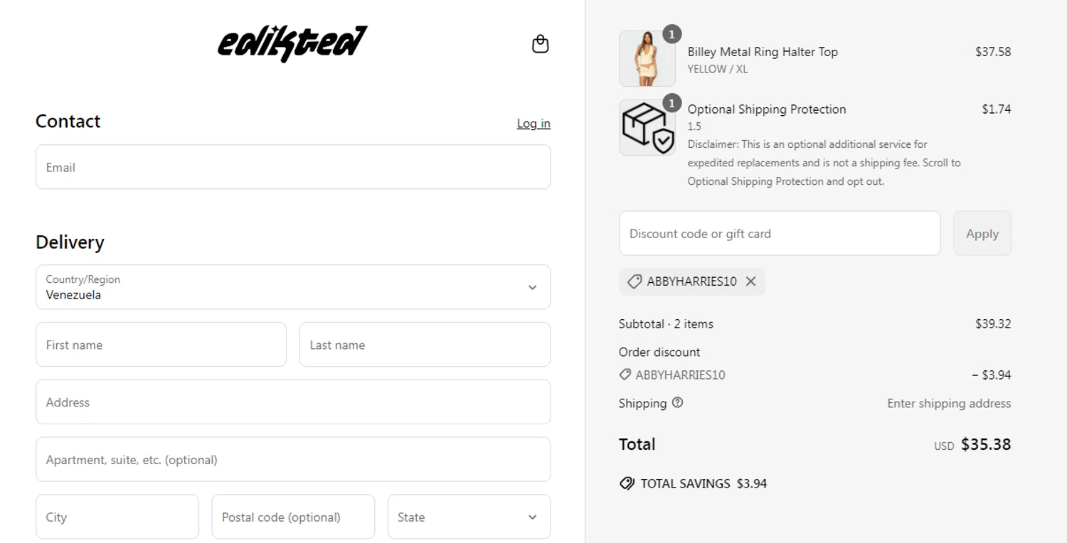 edikted Discount Codes (9 Verified) - 10% Off May 2025