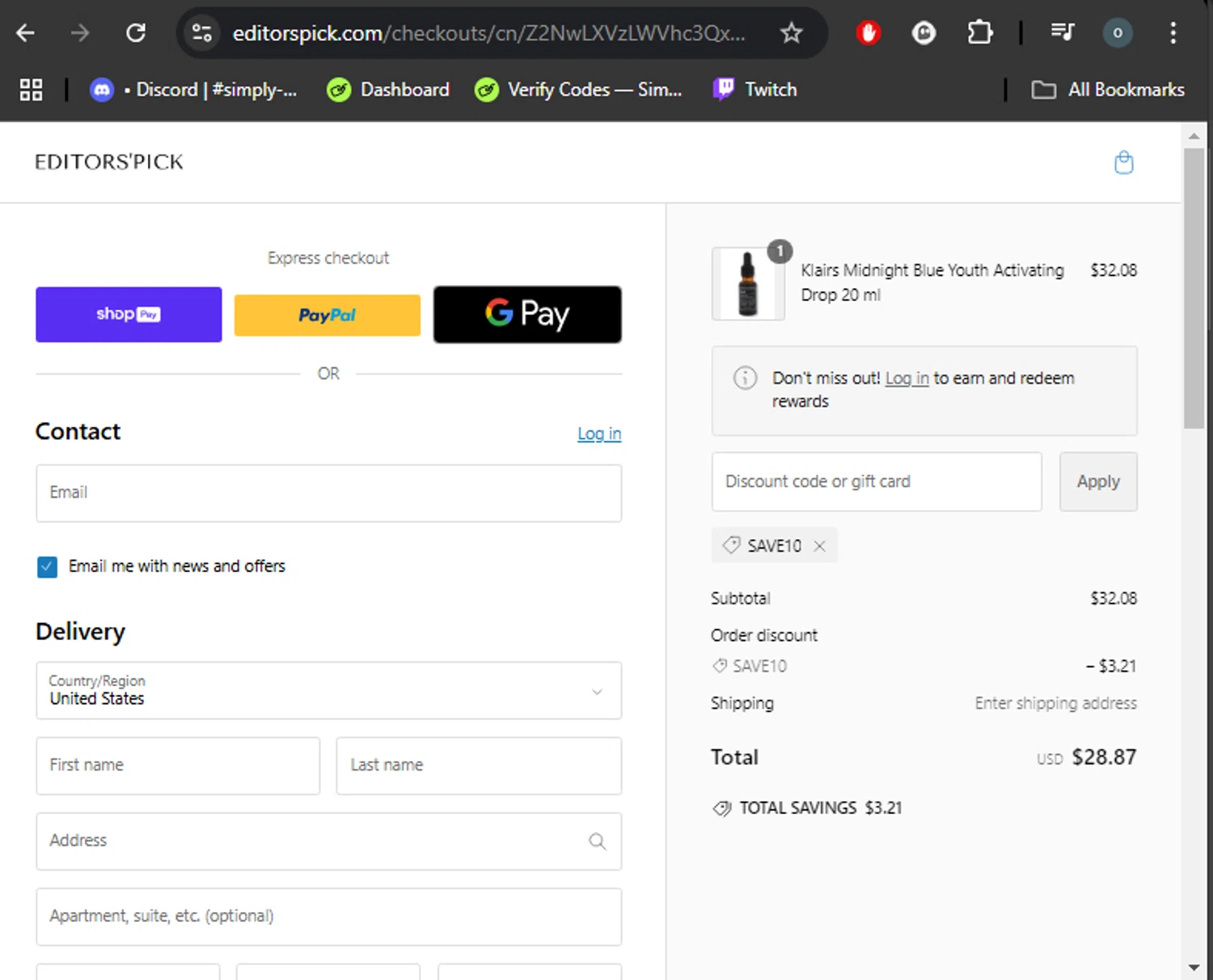 Editor’s Pick Coupon Codes (7 Verified) - 10% Off Jan 2025