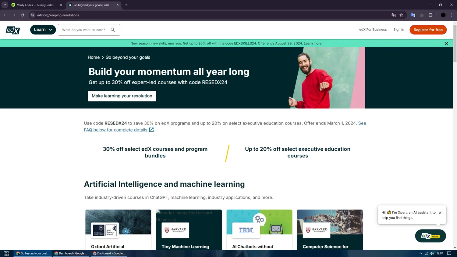 edX Coupon Codes - 15% Off | September 2024
