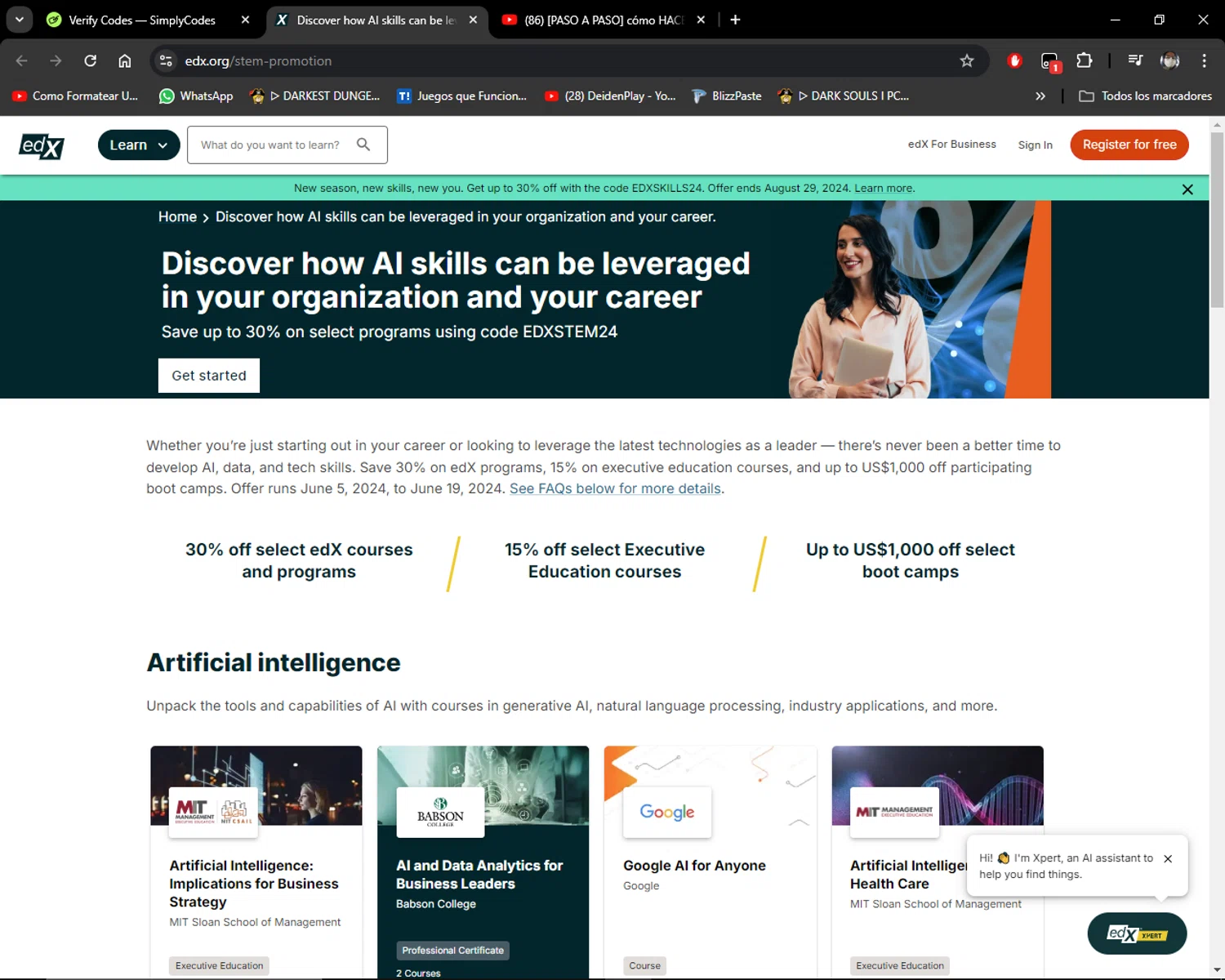 edX Coupon Codes - 15% Off | September 2024
