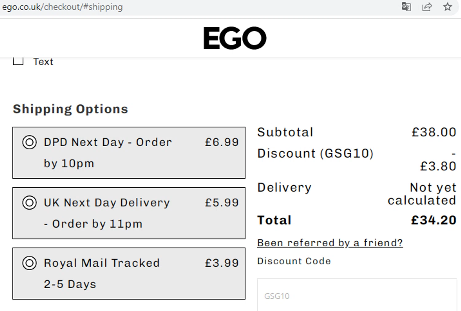 EGO Promo Codes - 10% Off Coupons Sep 2025