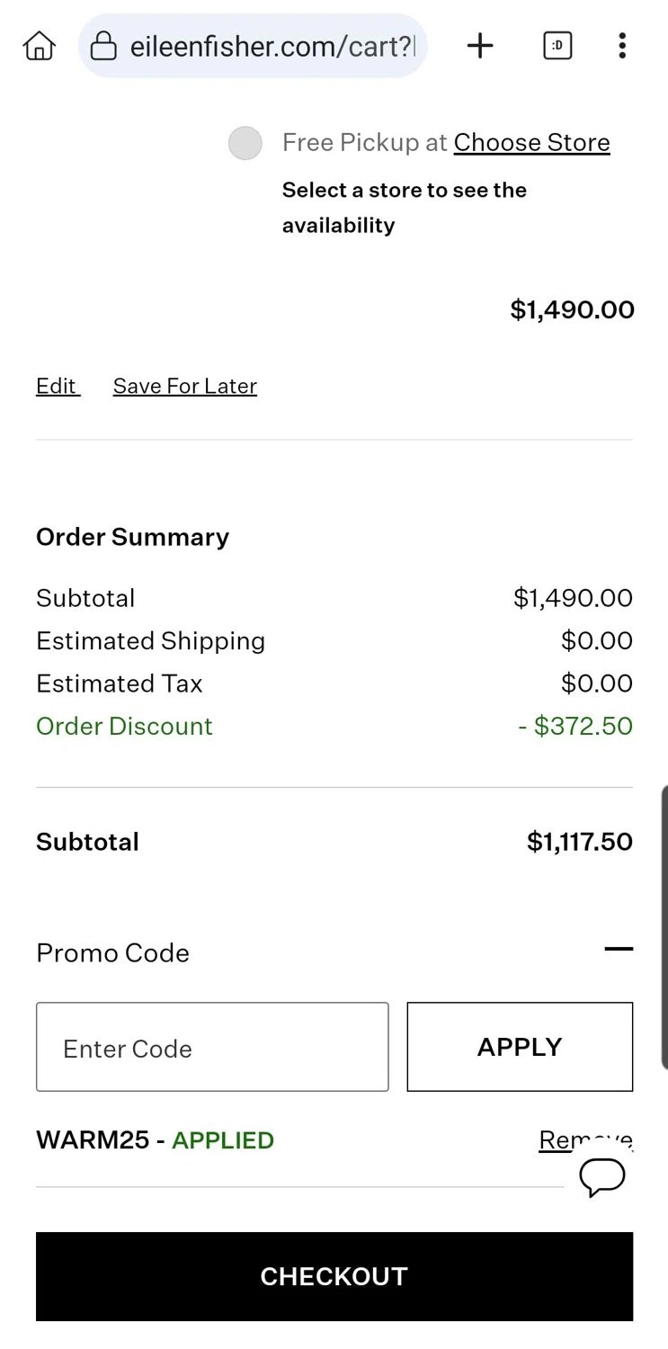 Eileen Fisher Promo Codes & Black Friday 2024 Deals - 15% Off