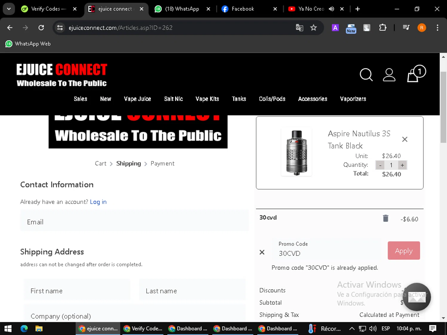 EJuice Connect Coupons - 20% Off Coupon Codes in August 2024 | SimplyCodes