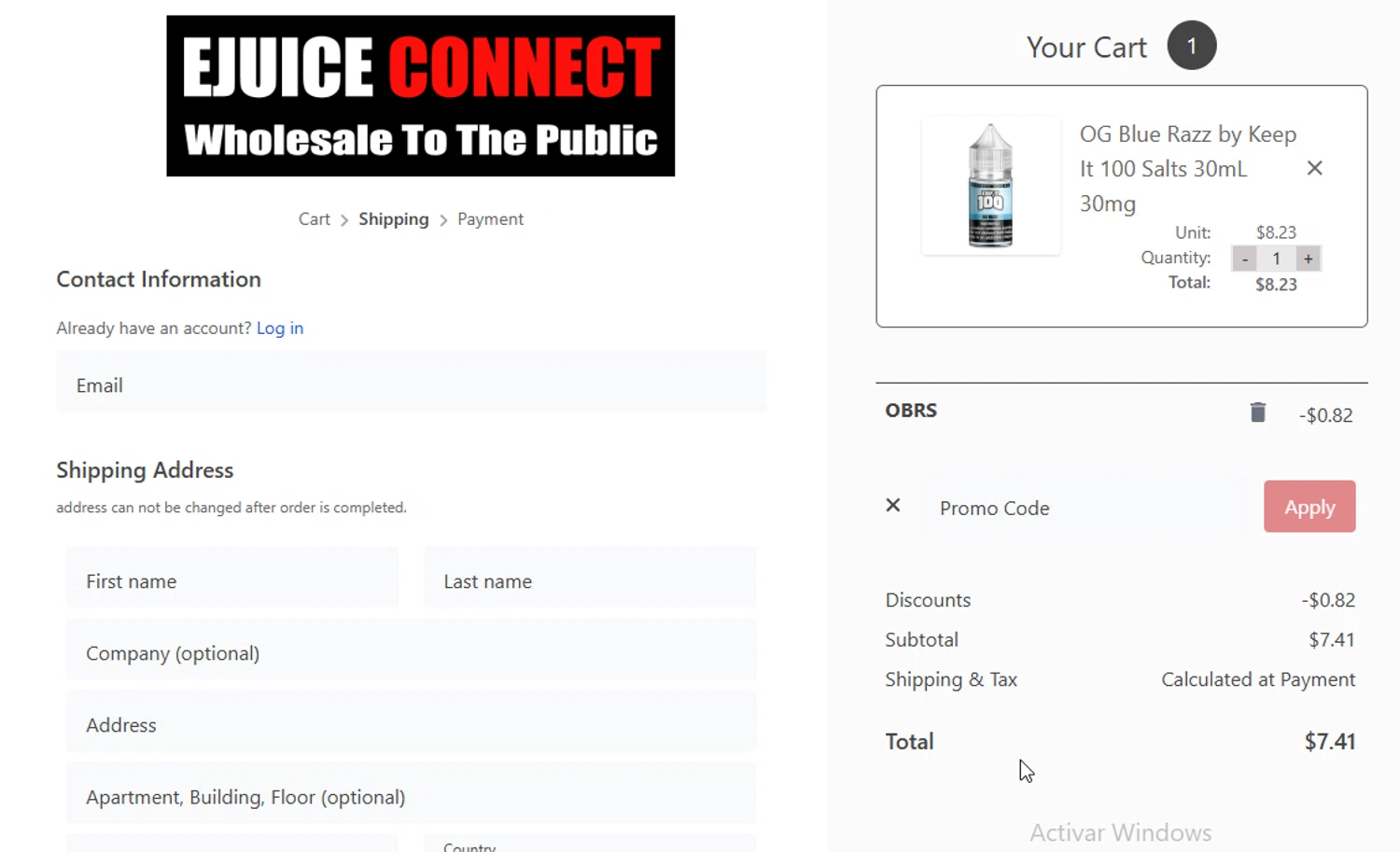 EJuice Connect Promo Code - 10% Off (Verified) Feb 2026
