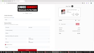 EJuice Connect Promo Codes - 10% Off Jul 2025