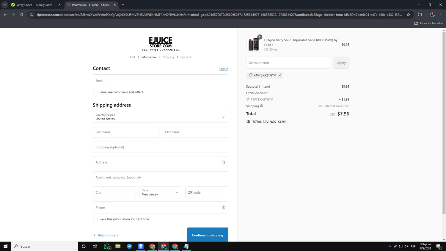 Ejuice Store Coupons - 20% Off | October 2024