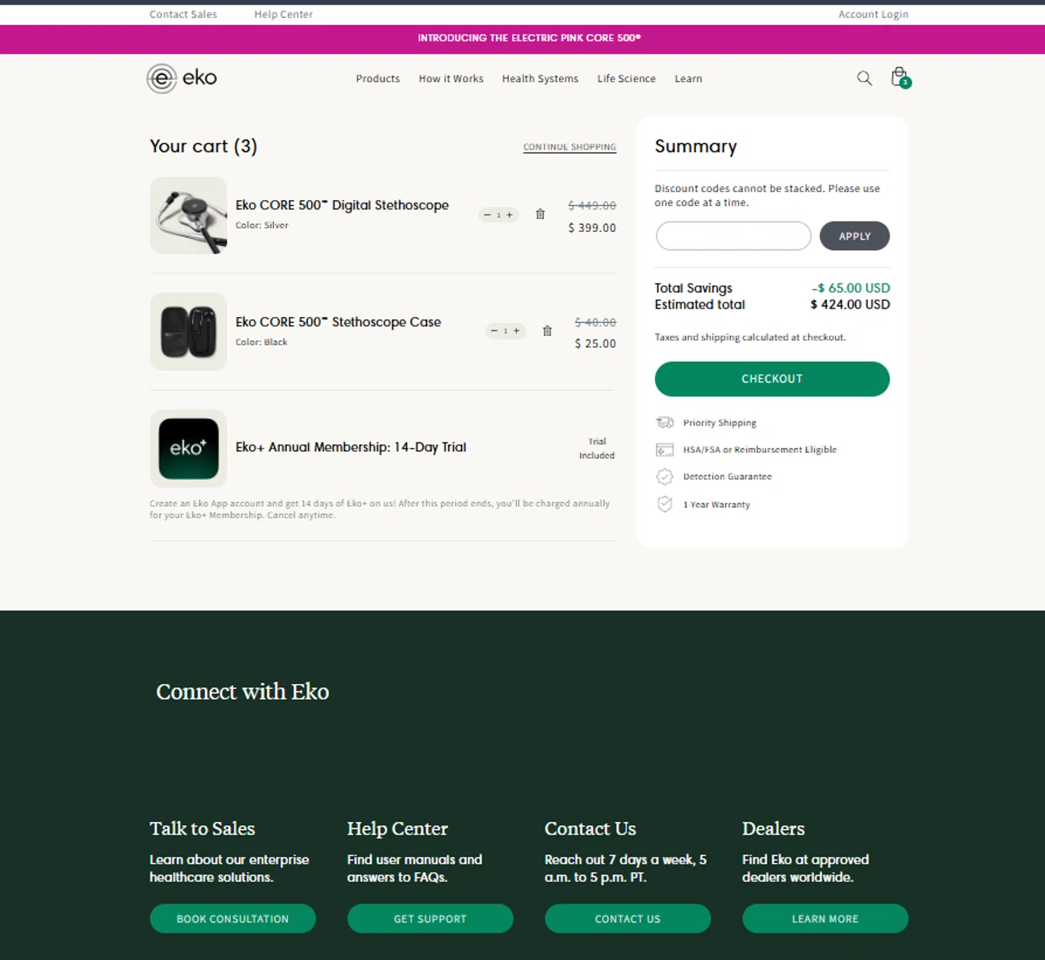 Eko Health Promo Codes (3 Verified) - 70% Off Oct 2025