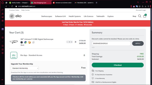 Eko Health Promo Codes (1 Verified) - $80 Off Jun 2025