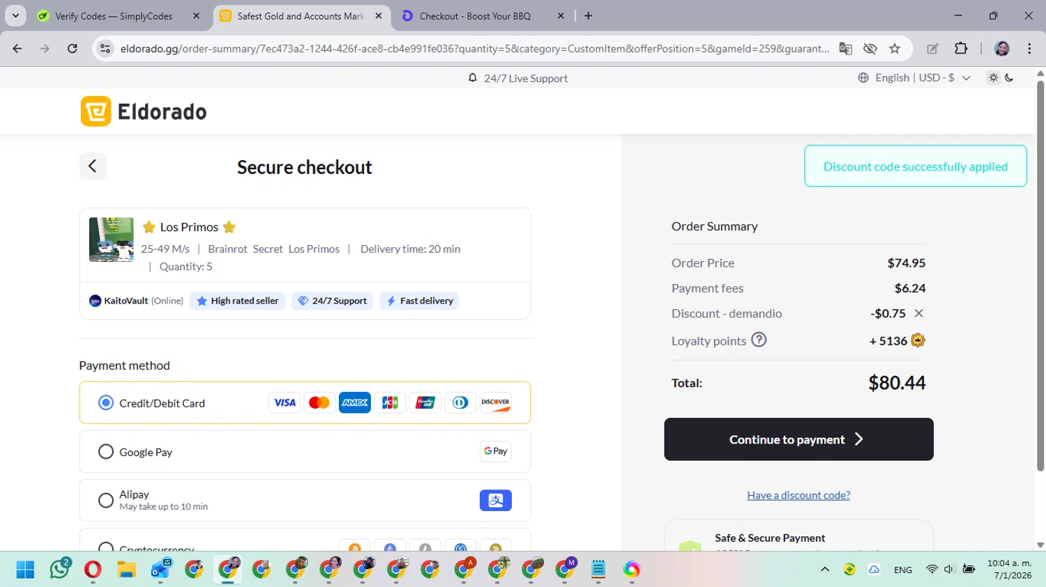 Eldorado GG Coupons & Sitewide Discounts Mar 2026