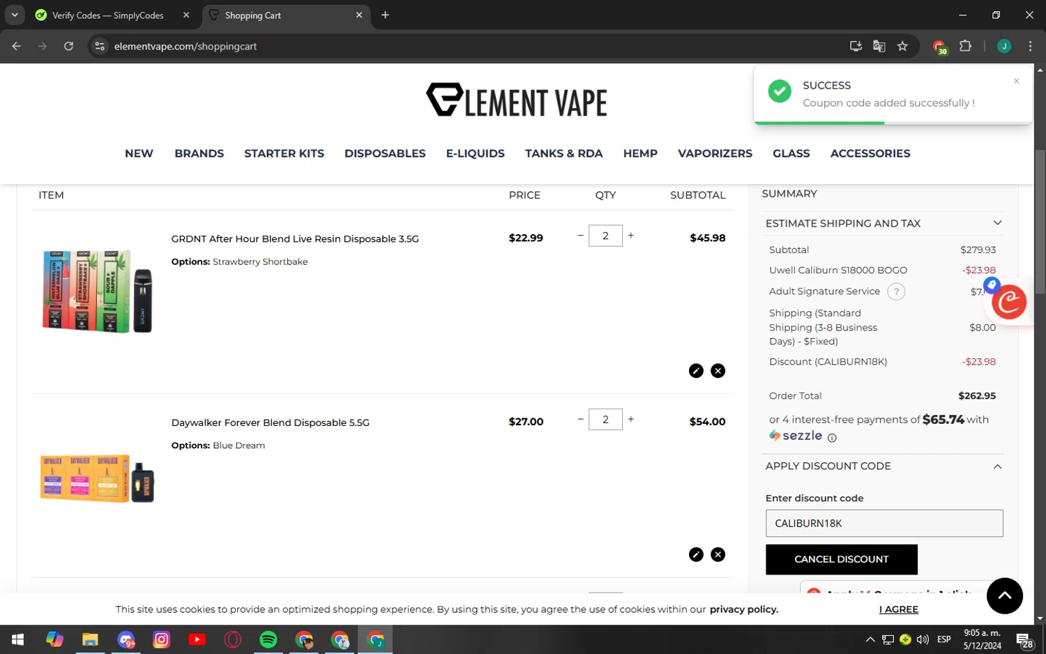 Element Vape Coupon Codes - 30% Off | December 2024