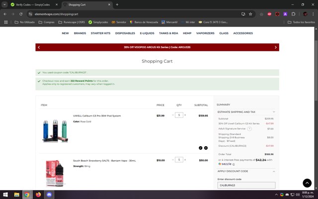 Element Vape Coupon Codes - $30 Off | December 2024