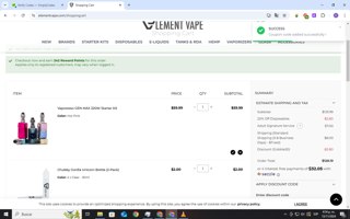 Element Vape Coupon Codes - $8 Off | November 2024